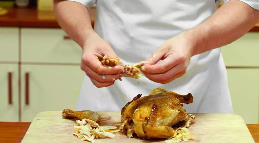 Stock Foto Receptura gotowania: Roll-Sandwich z kurczakiem, Krok №4