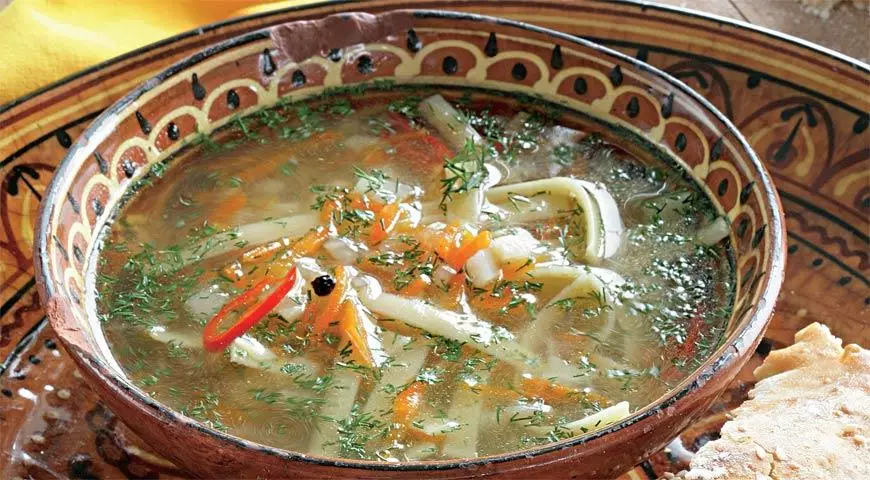 Prepelice noodles polievka