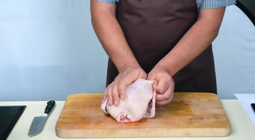 Photo Cooking Resepti: Kana paistettu mausteinen öljy oliivityylillä, vaihe nro 3