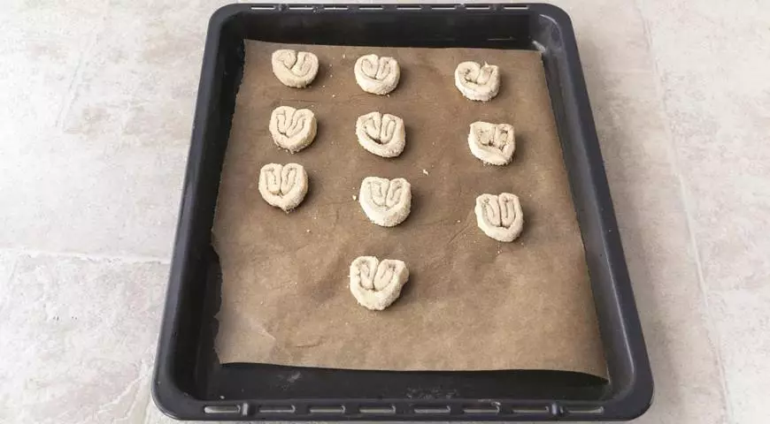 Recepta de cuina fotogràfica: Palmitier Cookies - Bases per a galetes de Berlín, Pas núm. 5