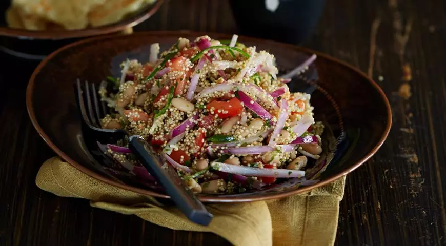 Peruvian Lima ma le ata tifaga Bean Salad