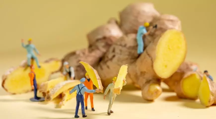 Effective trick with the fresh root of ginger