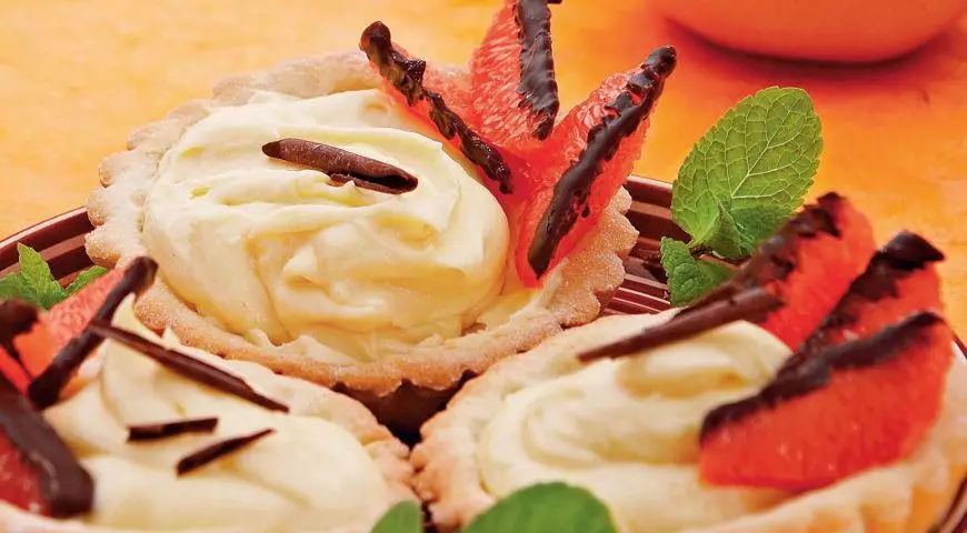 Tartlets გრეიფრუტის კრემი