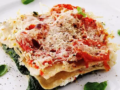 Recipes íseal-calorie - Lazagna