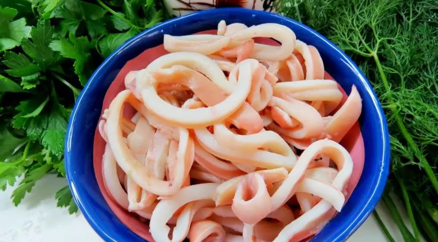 Маринирани Squid.