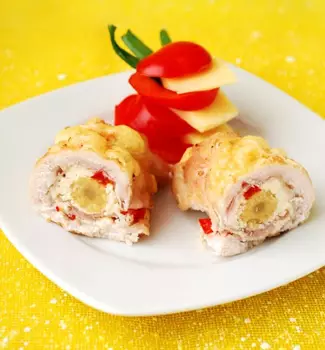 Chicken Rolls mei marineare mais