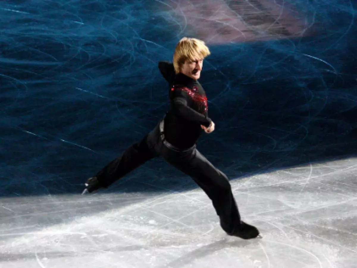 オリンピック2014。スポーツインタビュー。 Evgeny Plushenko.