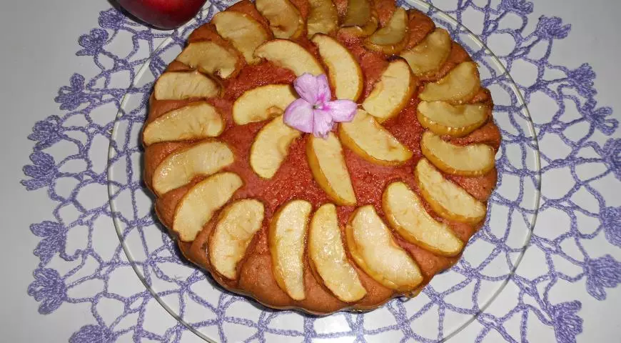 Cocinar una tarta de manzana magra