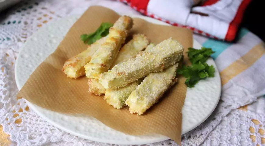 Resep tongkat zucchini