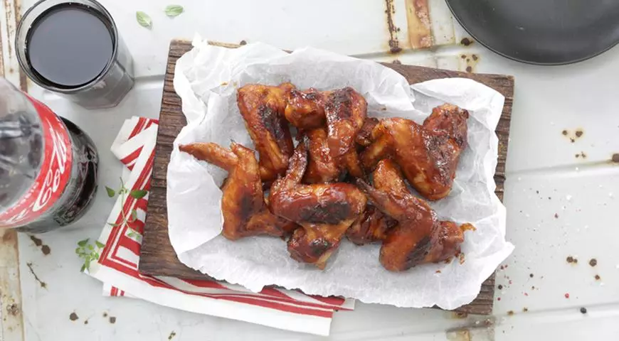 Wings in Marinade Coca-Cola