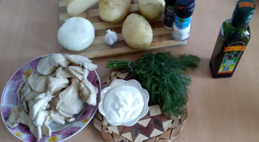 Förbered ingredienserna för gryta