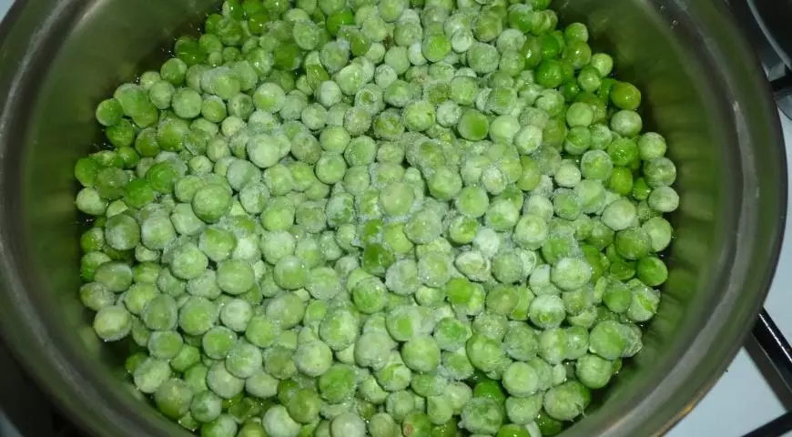 Peas na mmiri kwadebere nkeji iri na ebe a