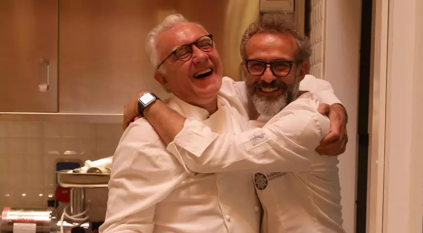 Massimo Bottura dan Alain Dupiss