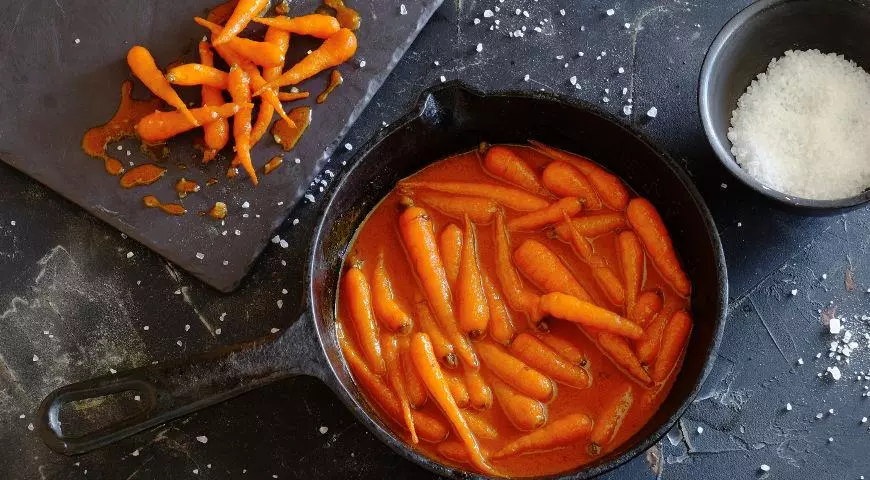 Cenoura em suco de cenoura com kombu de David Changa
