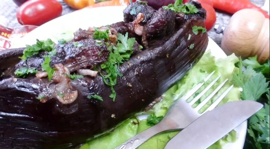 Eggplant skawers girke-girke