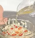 Foto foto gatavošanas recepte: pikantās dārzeņu salāti, 2. solis