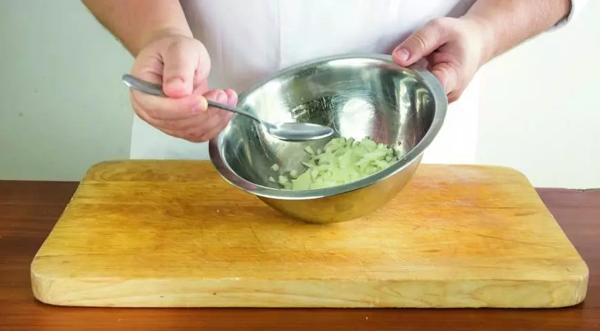 Foto koken resept: Olivier mei taal, stap nr. 4