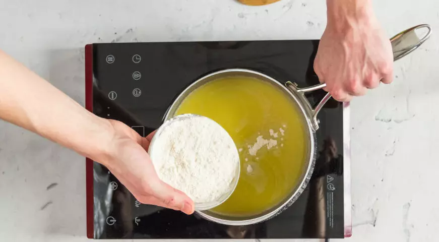 Photo Cooking Recipe: Custard Dough (Profiteroles), Step Number 2