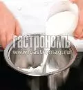 Stock Foto Kachen Rezept: Oatmeal mat Uebst, Schrëtt Nummer 2
