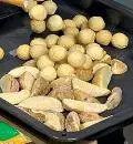 Foto foto gatavošanas recepte: kartupeļu kebabs ar vistu, soli №4