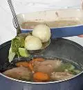 Resep masak poto: sup hayam sareng pangsit, lengkah no. 6