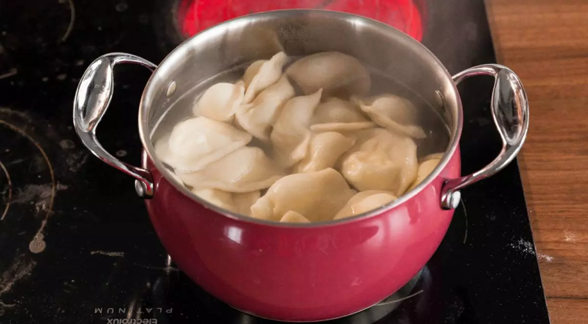 Dumplings kanssa Cottage Cheese, Weld Dumplings