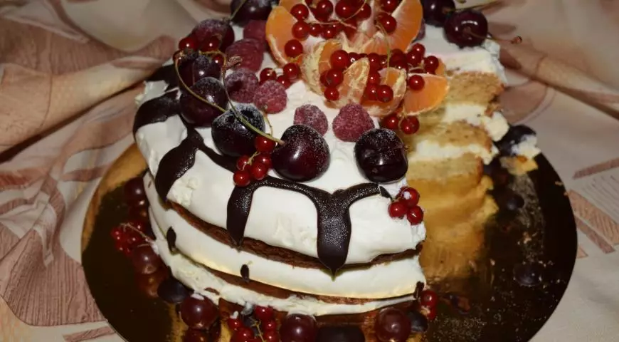 Masak cake berry Bungah