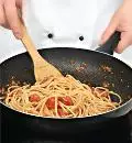 Foto Kachen Rezept: Spaghetti mat Garnelen, Schrëtt Nummer 6